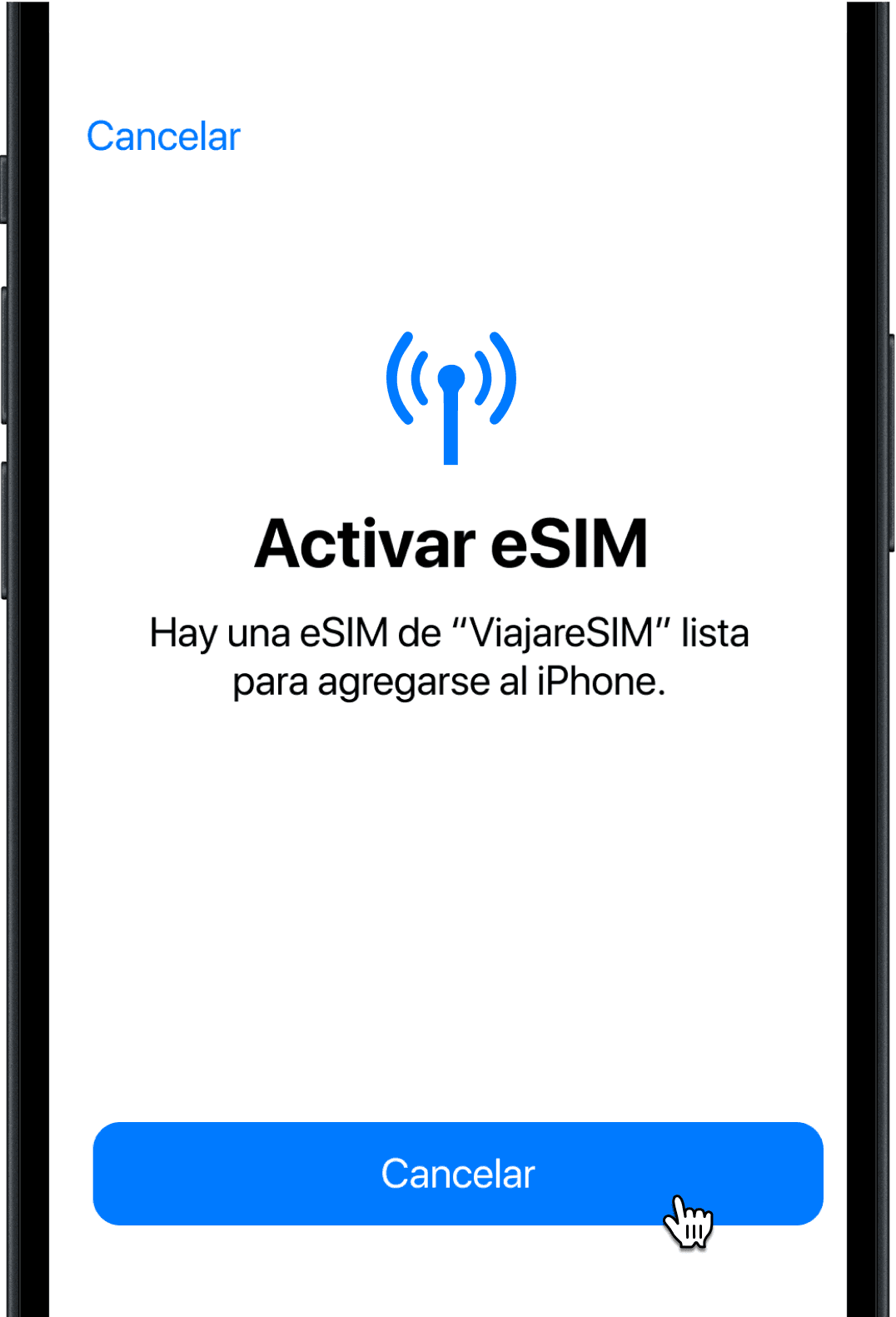 Cómo instalar una eSIM